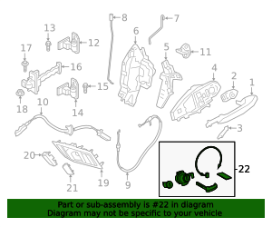 2020-2026 Toyota GR Supra Door Lock Cylinder 69005-WAA01 | OEM Parts Online
