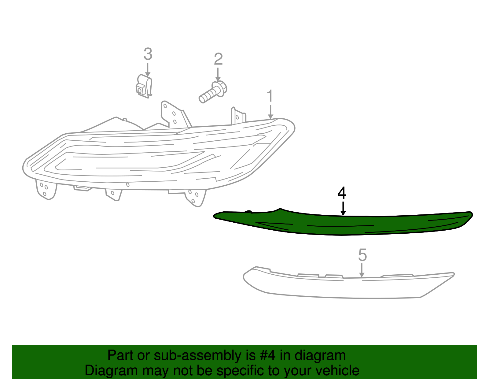 2013-2016 Lincoln MKZ | Side Cover | DP5Z-15266-AC | Walls' Ford Parts