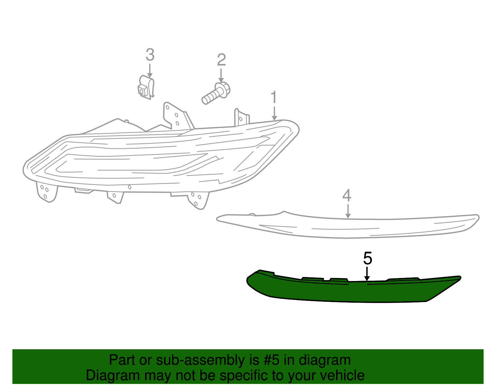 2013-2016 Lincoln MKZ Lamp Bezel DP5Z-17E810-BA | Miracle Ford Parts
