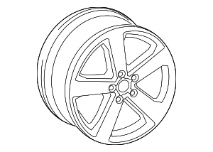 4G0-601-025-BJ - Wheel, Alloy 2012-2015 Audi | Audi OEM Parts