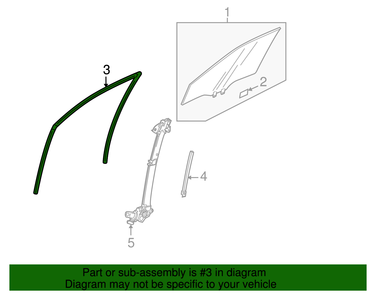 72275-T2F-A03 - Run Channel 2013-2017 Honda Accord | Honda Parts Online