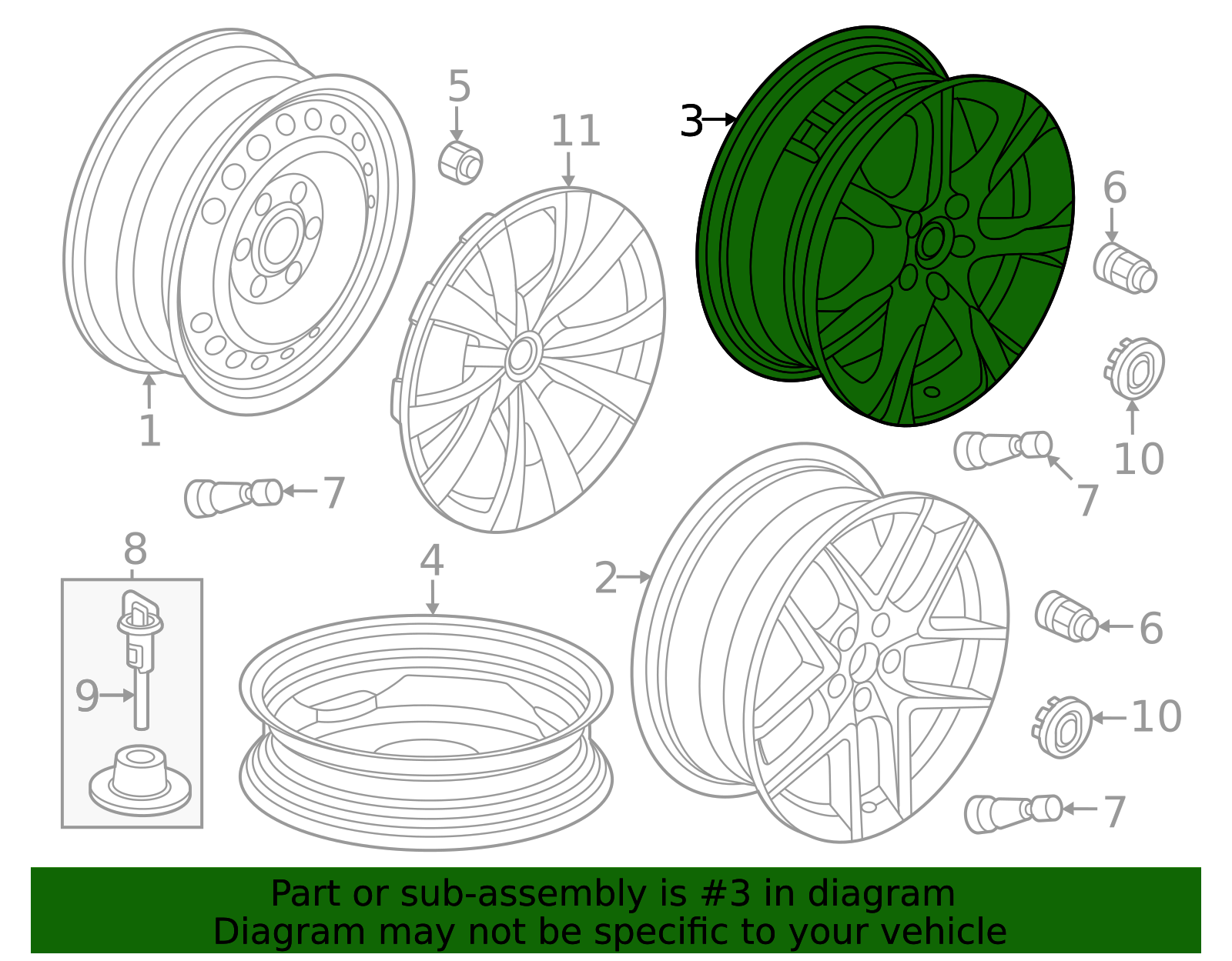 42800-T61-A90 - Wheel, Alloy | Genuine Honda Parts