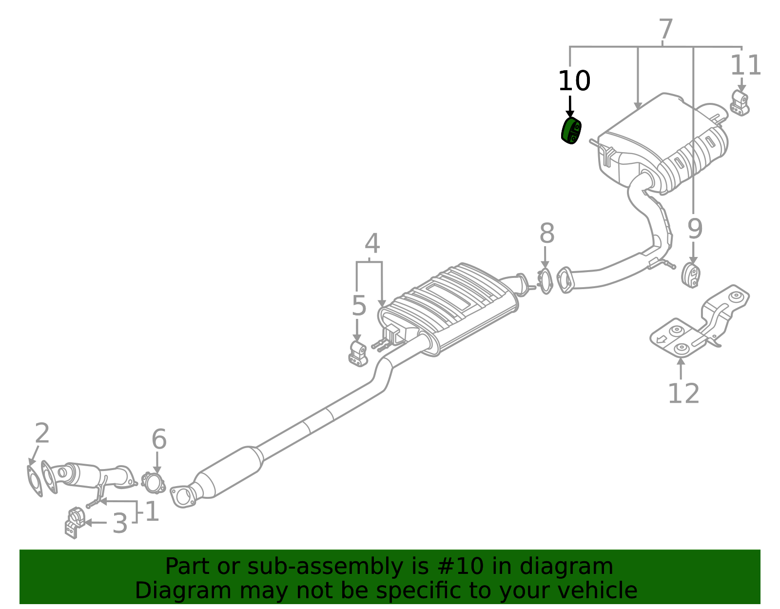 28762-3K100 - Rear Muffler Hanger 2011-2025 Kia | Kia.Parts Store