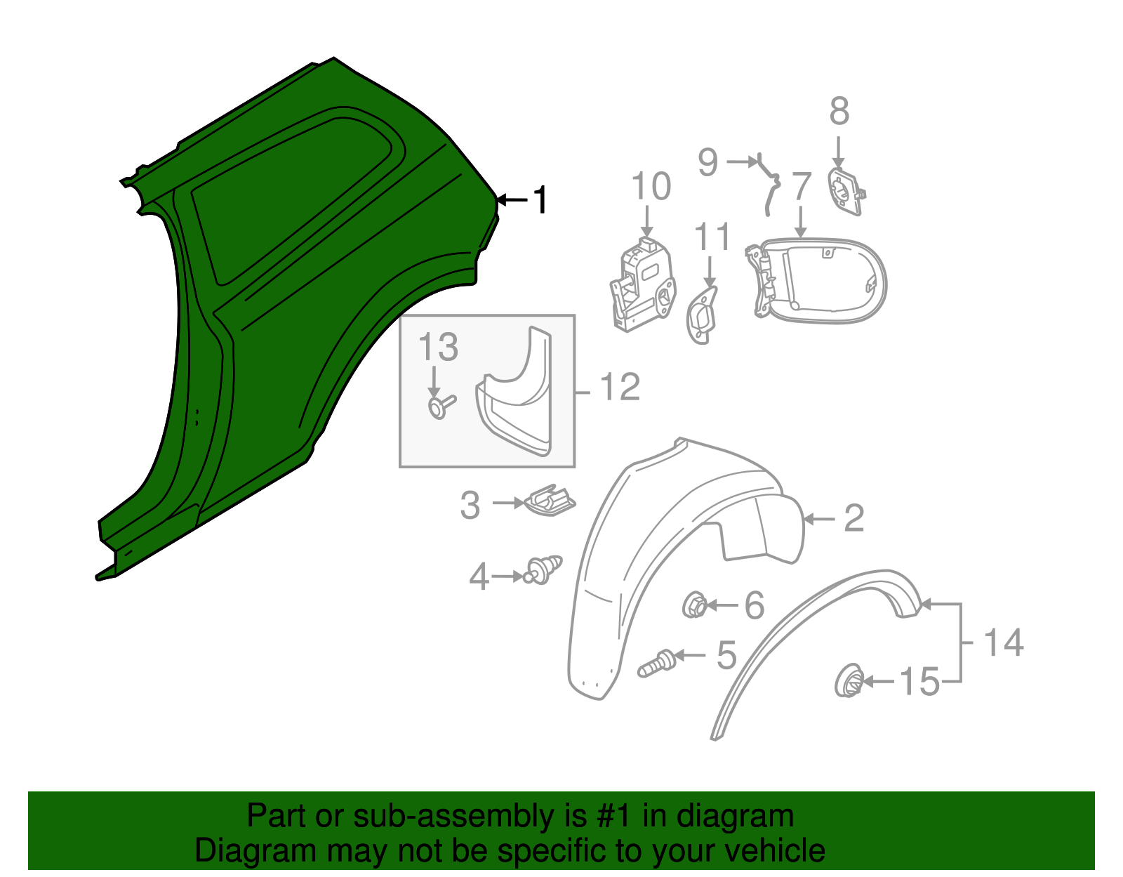 2008-2013 Volvo C30 Rocker Panel - Passenger Side (RH) 31290961 ...