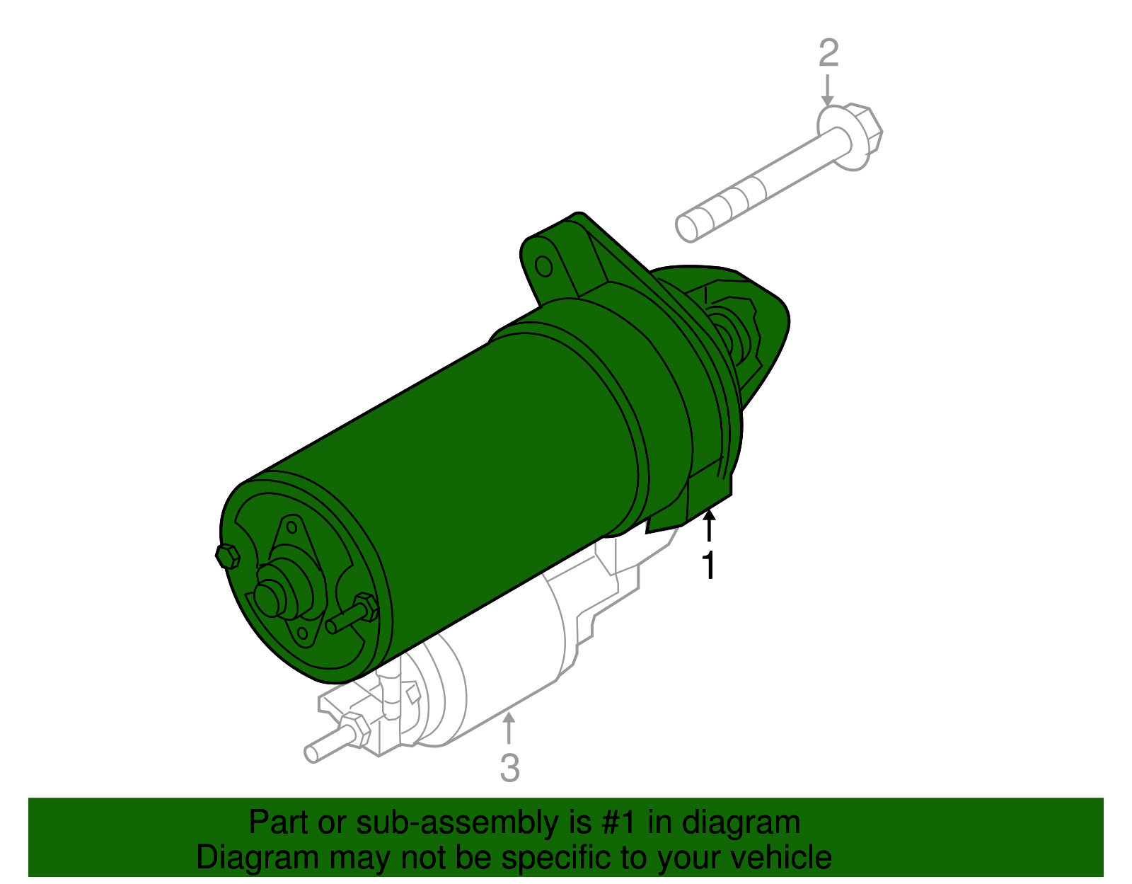 12418612576 - 2012-2018 BMW Starter (12-41-8-612-576) | BMW of South ...