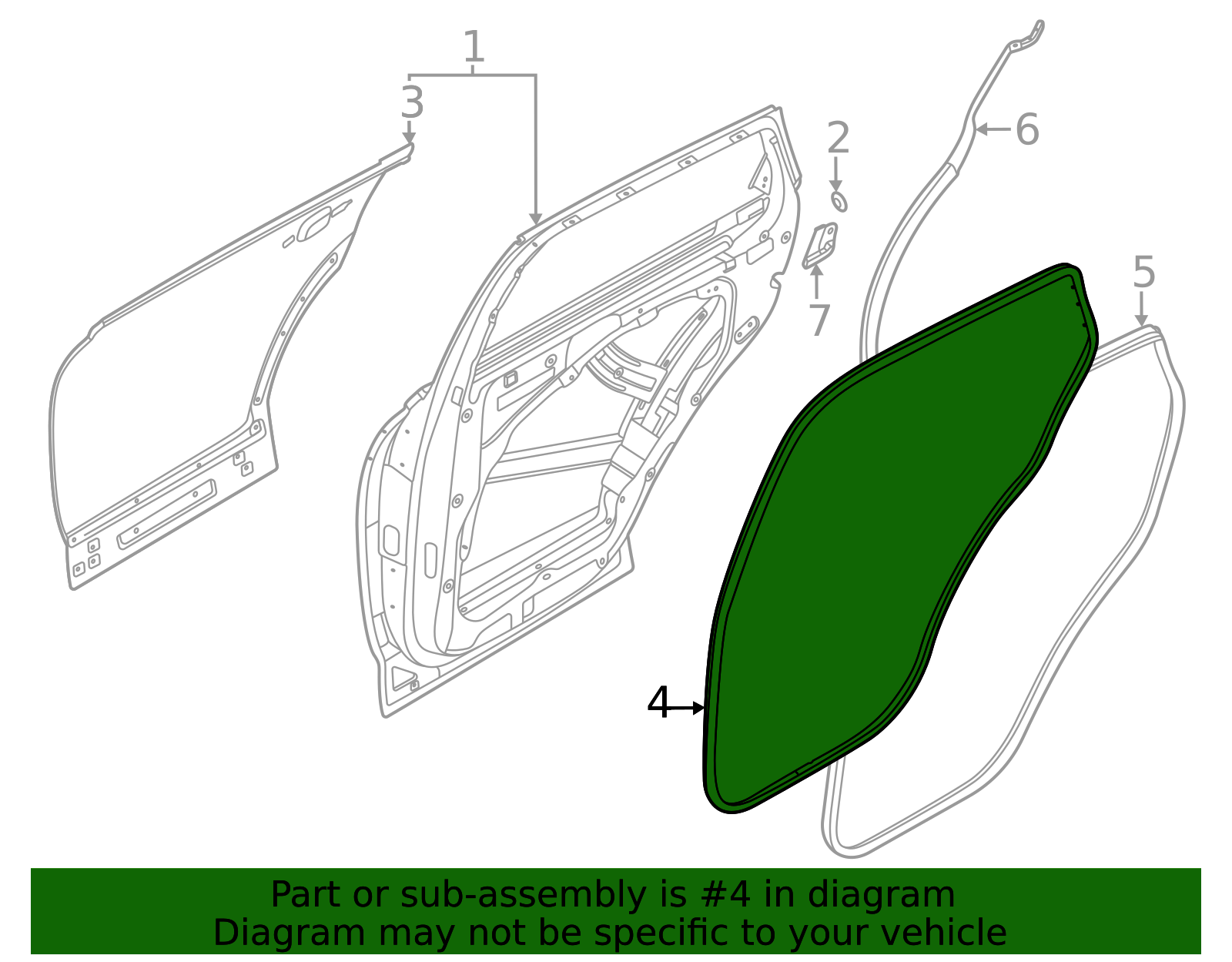 2022-2025 Genesis Door Weather-Strip 83140-AR000 | QuirkParts