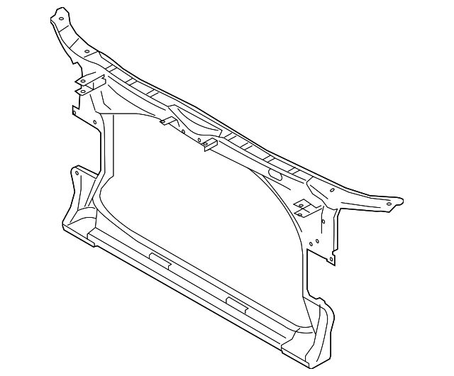 4G0-805-594-A - Radiator Support 2013-2018 Audi | Audi OEM Parts Guy