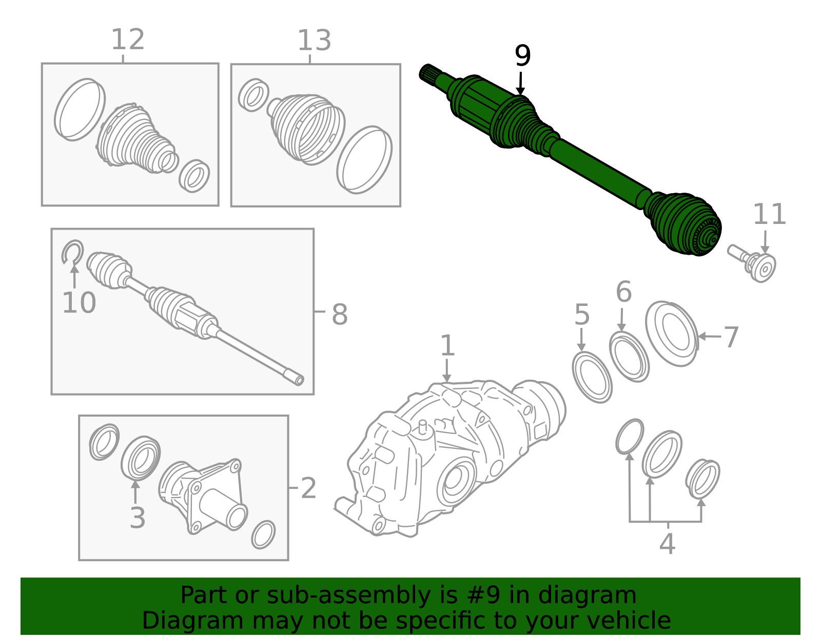 Genuine BMW 31-60-5-A6B-747 | Axle Assembly | FREE Shipping on Most ...