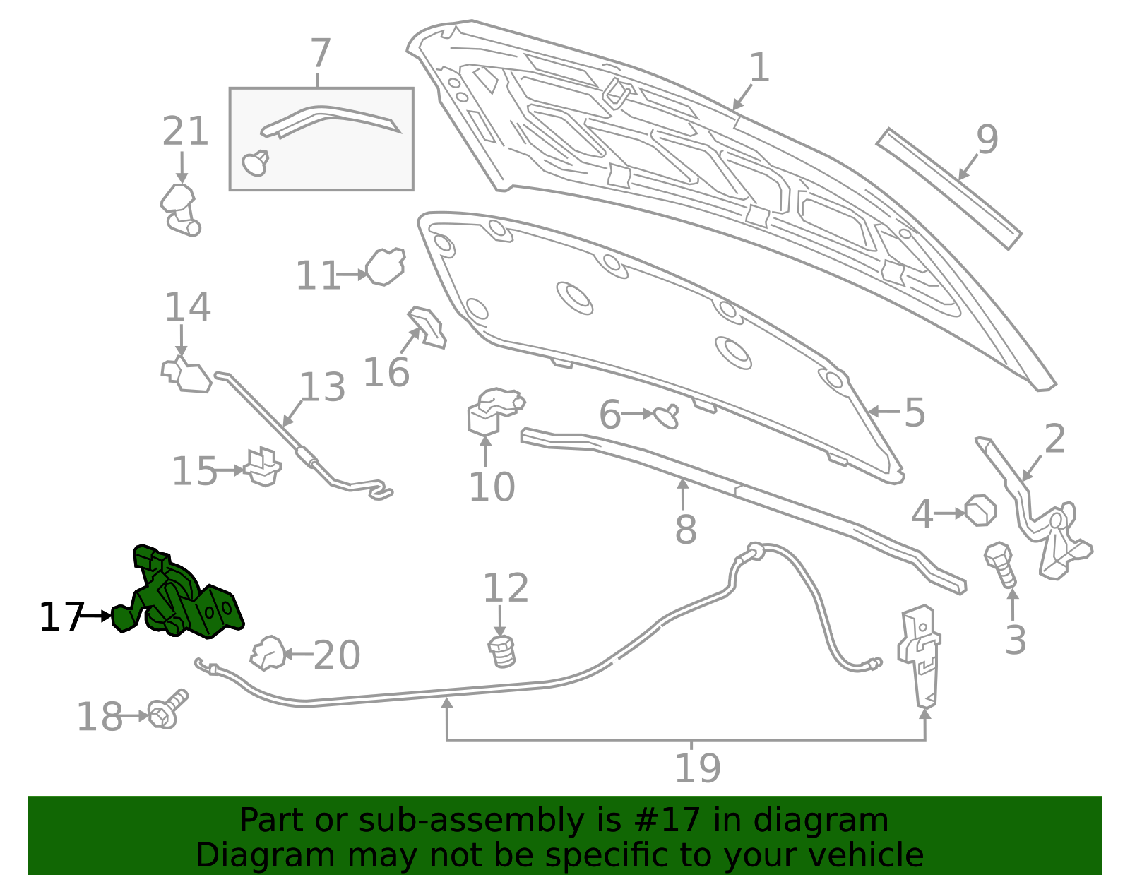 42750753 - High-Quality Hood Primary and Secondary Latch for 2019-2020 ...