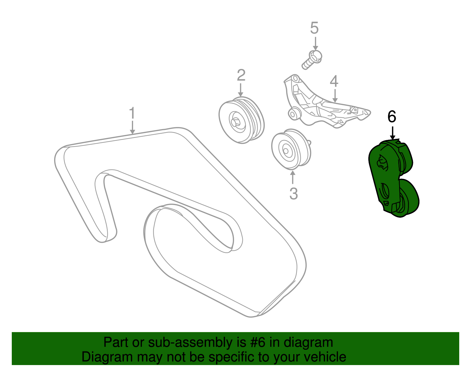 2010-2024 Jaguar Accessory Drive Belt Tensioner Assembly C2D45642 | OEM ...