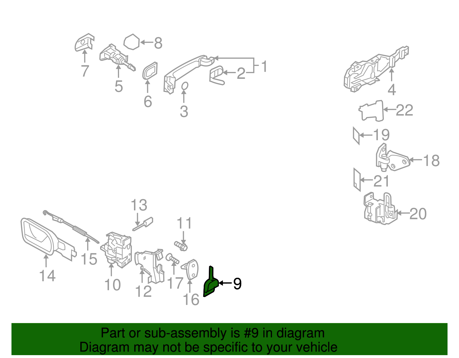 1K0-959-753-P-9B9 - OEM NEW 05-11 VW Volkswagen Golf Jetta Keyless Entry Transmitter ...