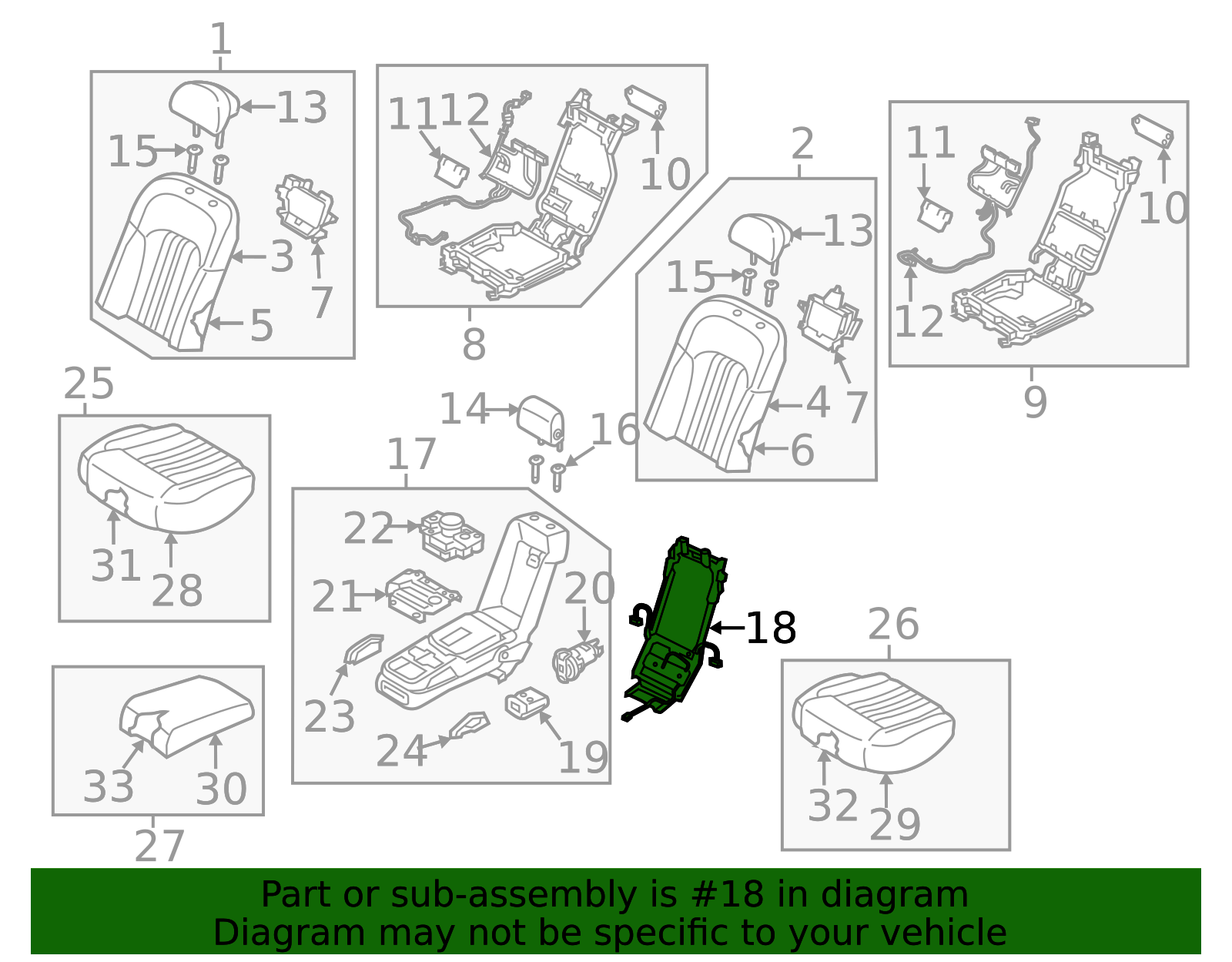 Seat Frame 89911-D2500 - Structure and Safety OEM Certified ...