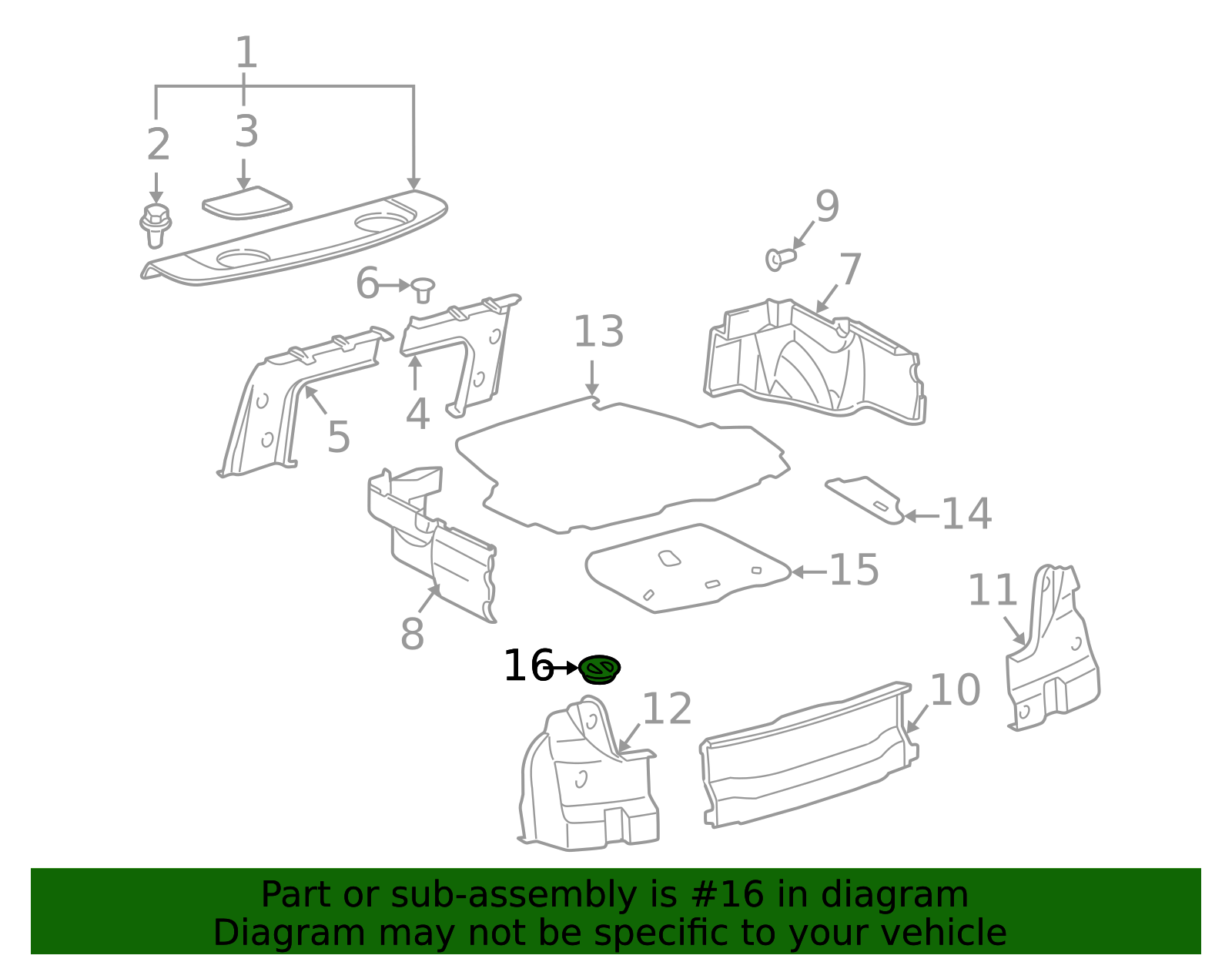 64777-32030 - Spare Tire Cover Clamp - 1992-2012 Toyota | Nucar Toyota ...