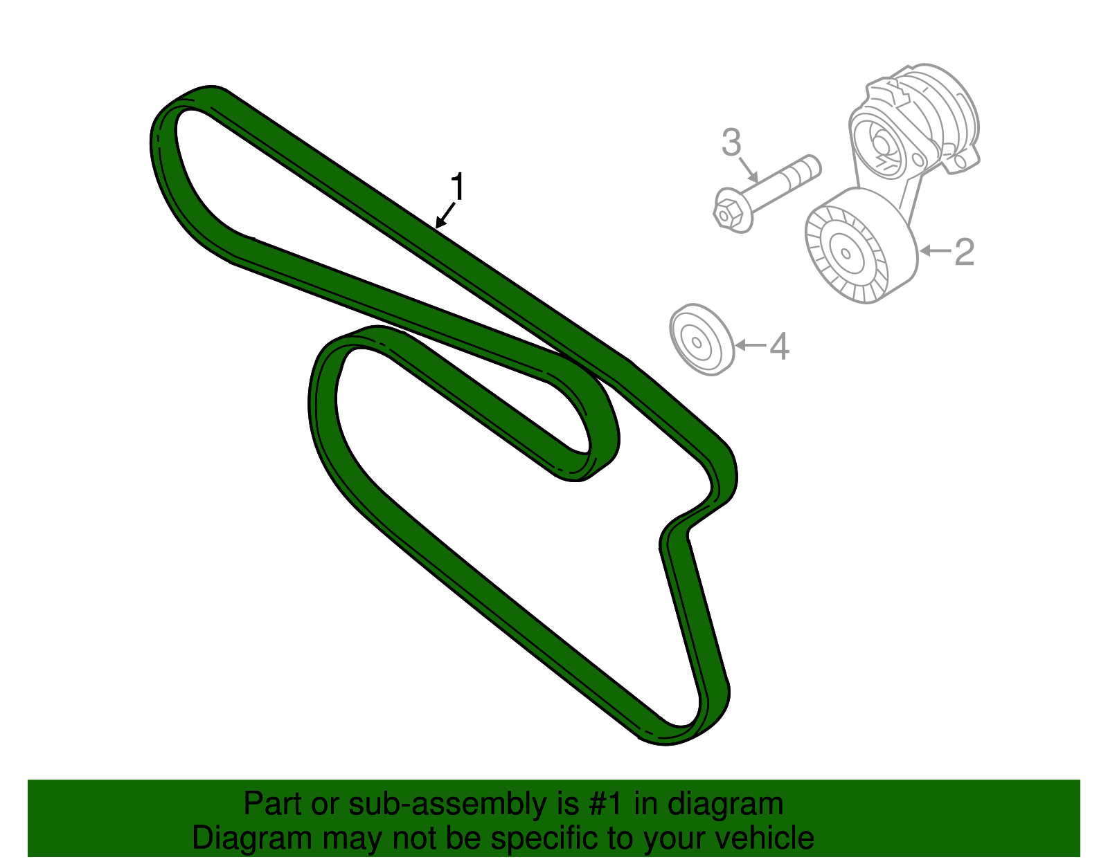 11-28-7-628-658 - 2011-2012 BMW - Serpentine Belt | BMWPartsHub