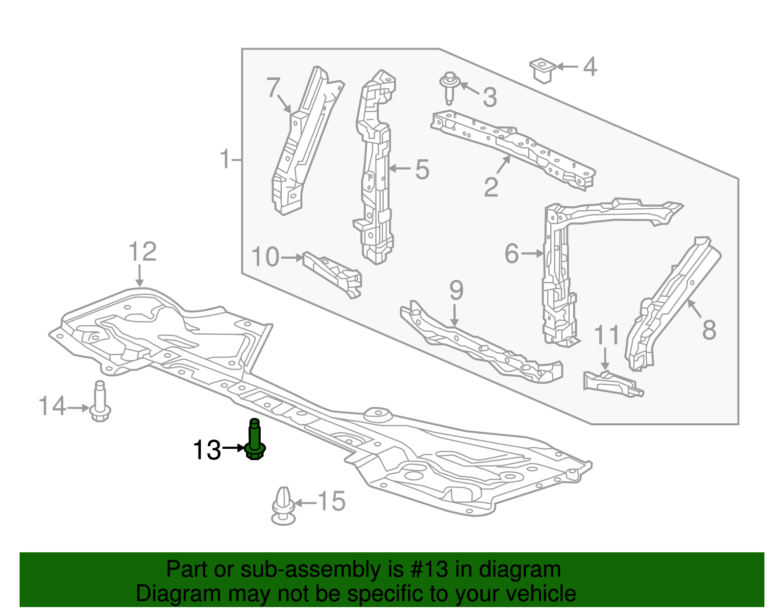 90112-SL0-000 - Splash Shield Bolt 2016-2025 Honda | Honda Parts Online