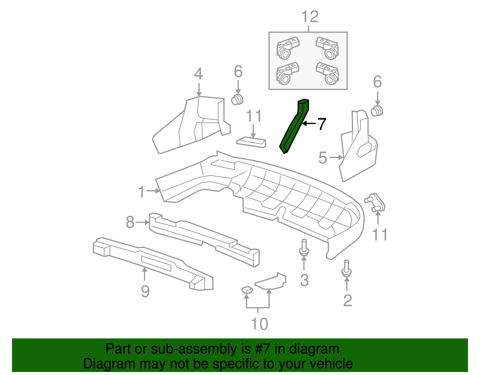 71598-SWA-A01 - Spacer 2007-2011 Honda CR-V | Honda Parts Online