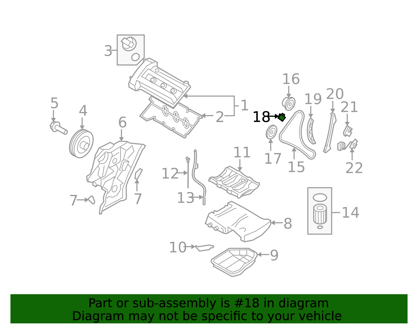 2006-2012 Hyundai Tensioner Guide 24420-3C100 | OEM Parts Online