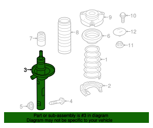 5Q0-413-023-FJ - Strut 2017-2018 Volkswagen | Volkswagen Parts Catalog