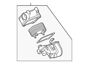 2017-2019 GM Oil Cooler 12732980 | Capital Chevy Parts