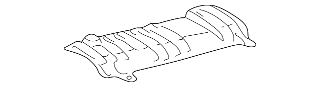 Genuine Toyota Heat Shield part# 58155-0E020 for 2004-2013 Toyota ...