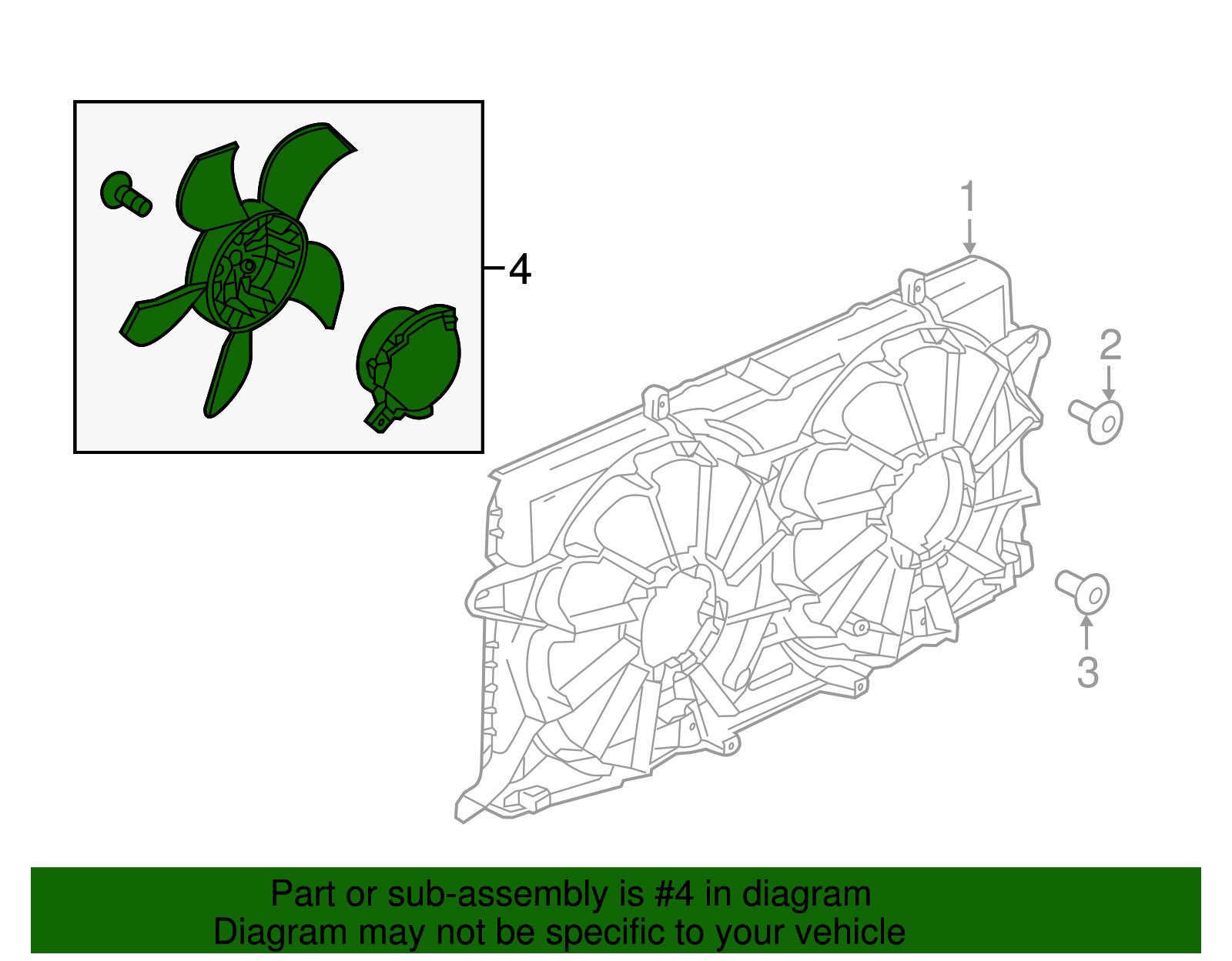 2014-2020 GM Fan Motor 85565557 GM | GMPartsDirect.com