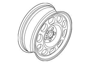 2023-2024 Ford Bronco Sport Wheel, Alloy N1PZ-1007-A | OEM Parts Online