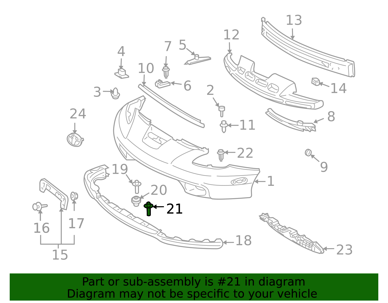 Genuine Official Toyota Lower Cover U-Bolt part# 90109-06003 for 2000 ...