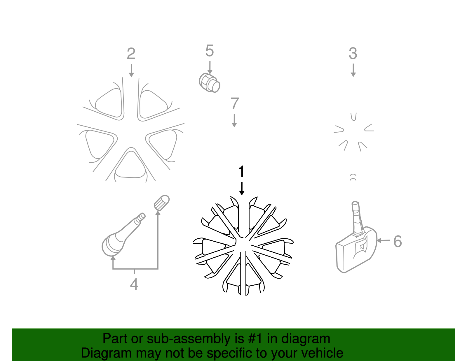 9965-95-6560 - Mazda Wheel, Alloy 2006-2007 Mazda 5 | Performance Auto ...