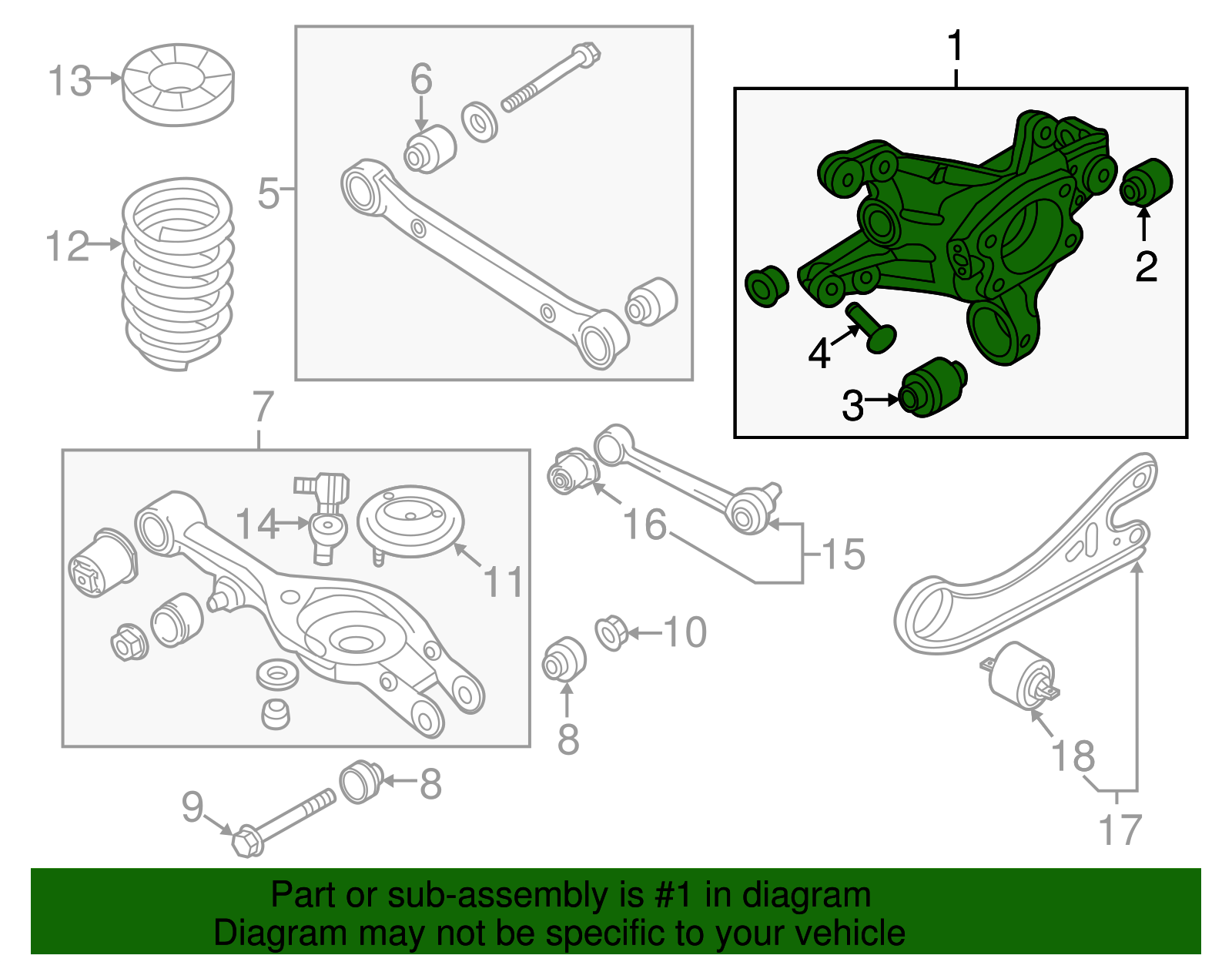 2014-2016 Kia Knuckle Assembly 52720-3R100 | KIA Parts Zone