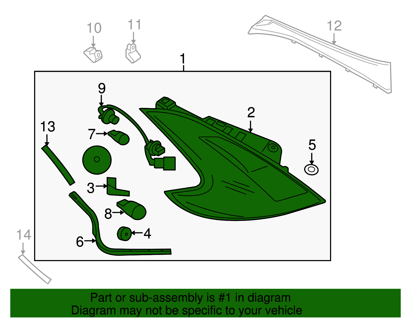 2009-2017 Nissan 370Z Combo Lamp Assembly 26550-1EA6A | Hoffman Nissan ...