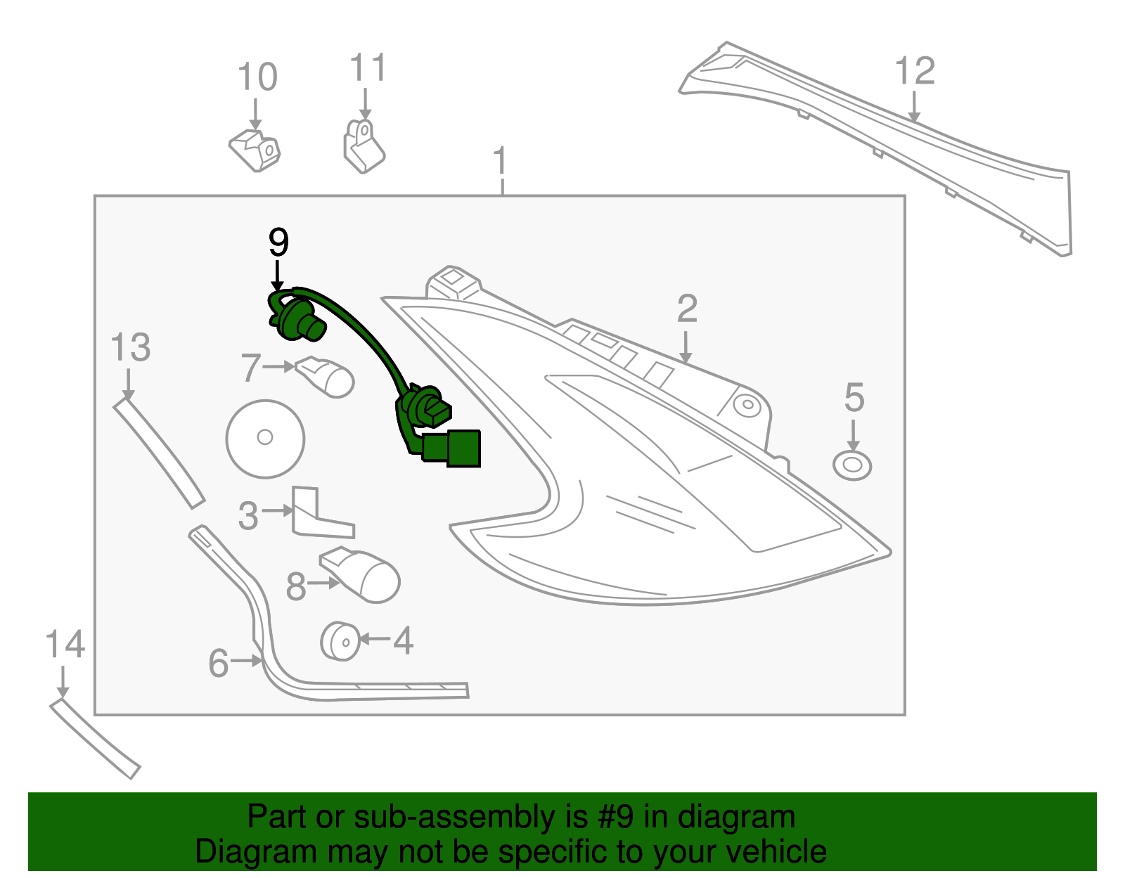26551-1EA0A - 2009-2020 Nissan 370Z - Socket & Wire | Anicra Nissan Parts