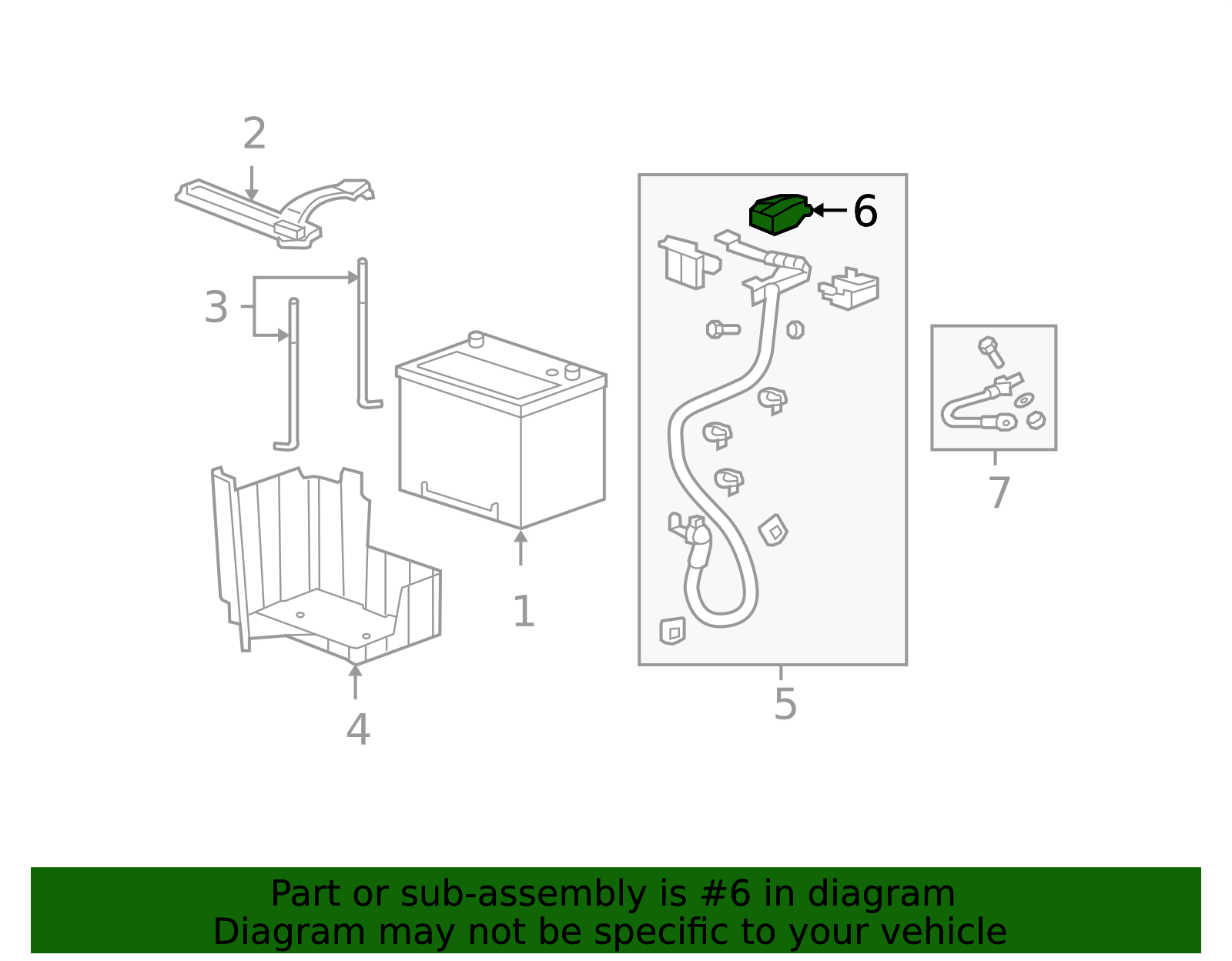 Original Battery Terminal Cover for 32418-RBG-300 | Your Wholesale ...