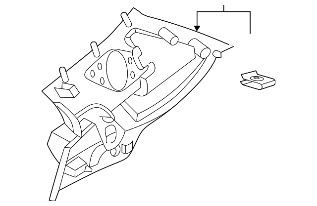 32244154 - Upper Trim - 2019 2020 Volvo XC40 | Volvo OEM Parts Direct