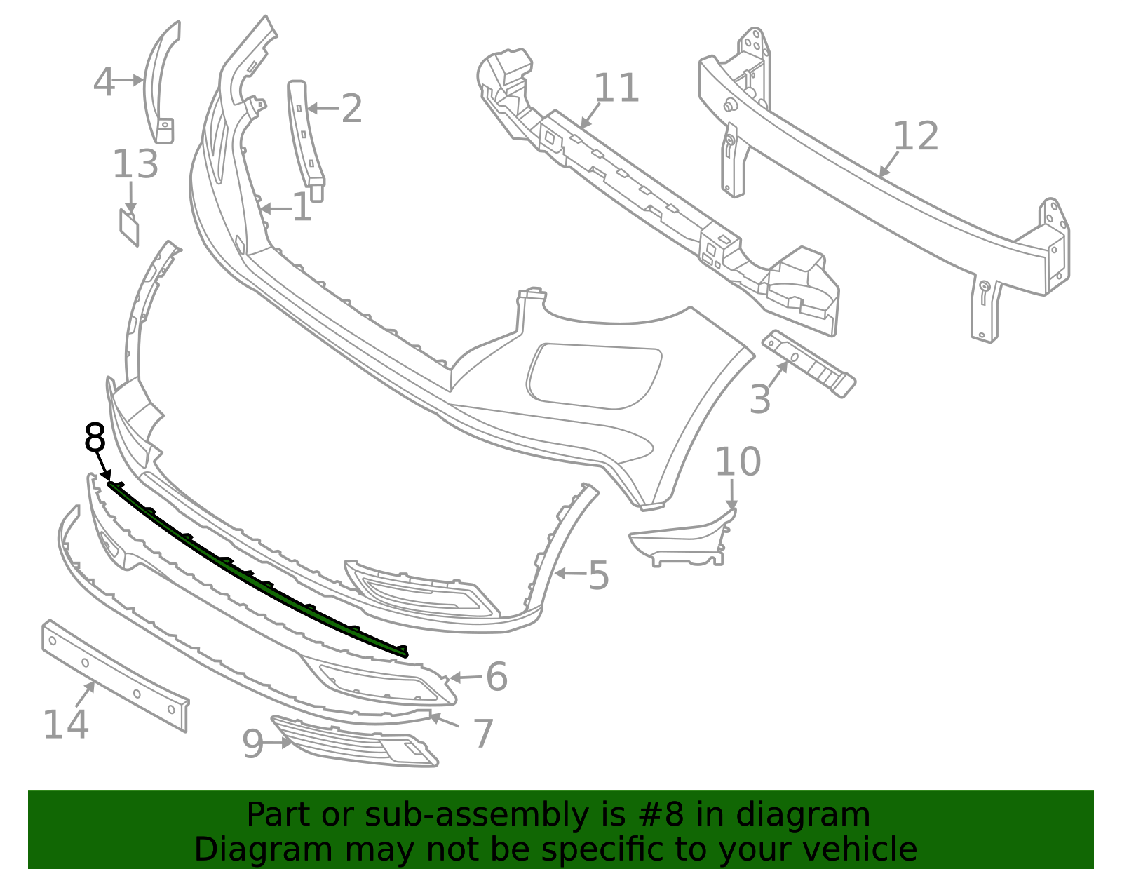 2020-2025 Hyundai Venue Molding 86569-K2000 | OEM Parts Online