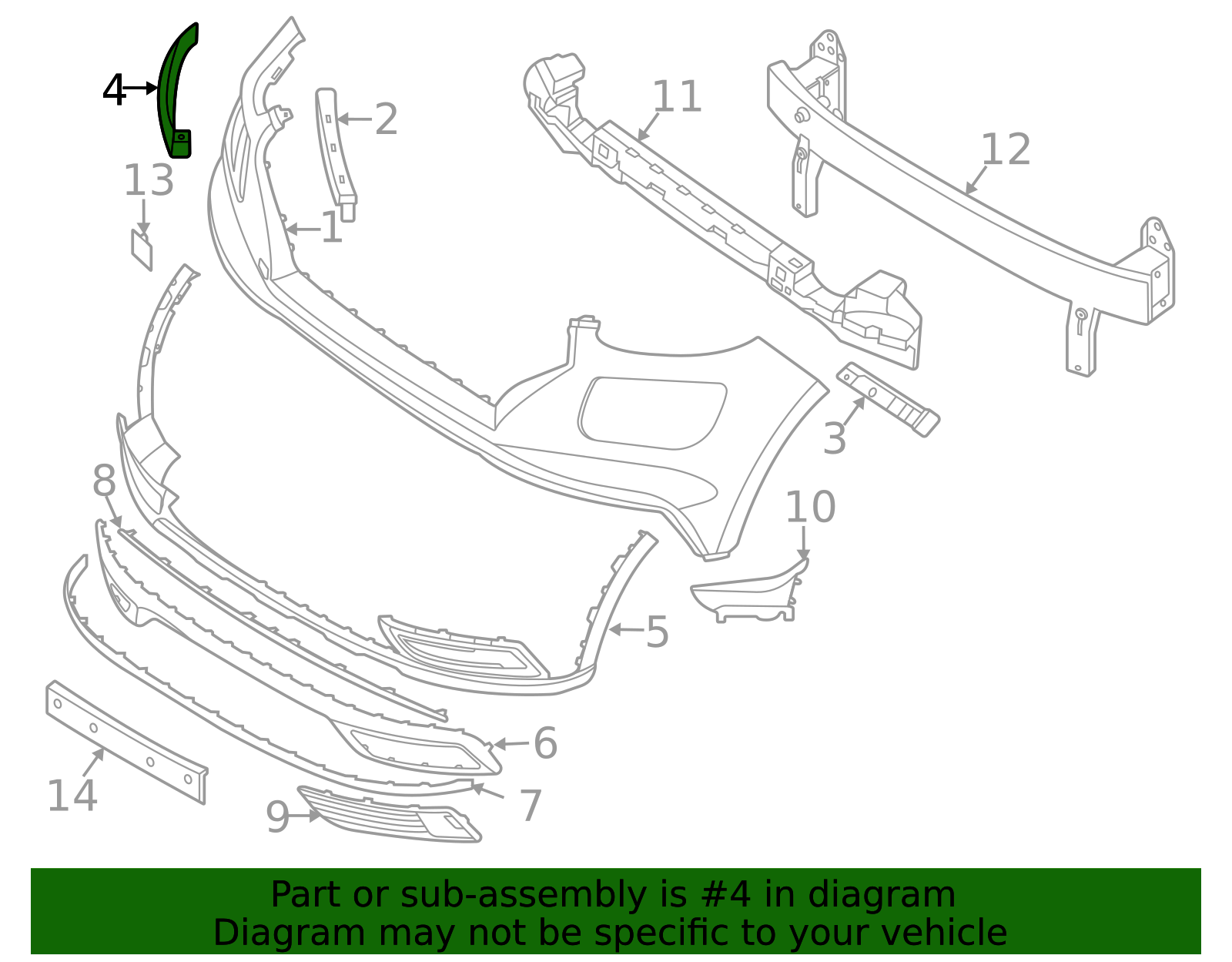 2020-2025 Hyundai Venue Bumper Bracket 86525-K2000 | OEM Parts Online