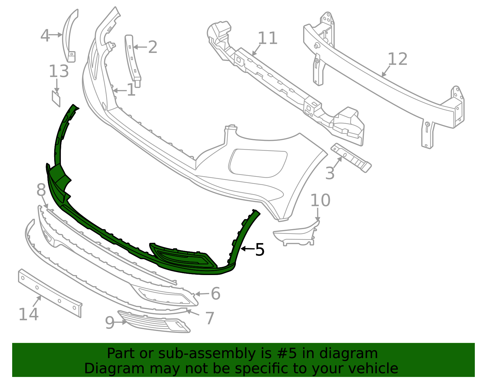 Genuine OEM Lower Cover Part# 86512-K2000 Fits 2020-2025 Hyundai Venue ...