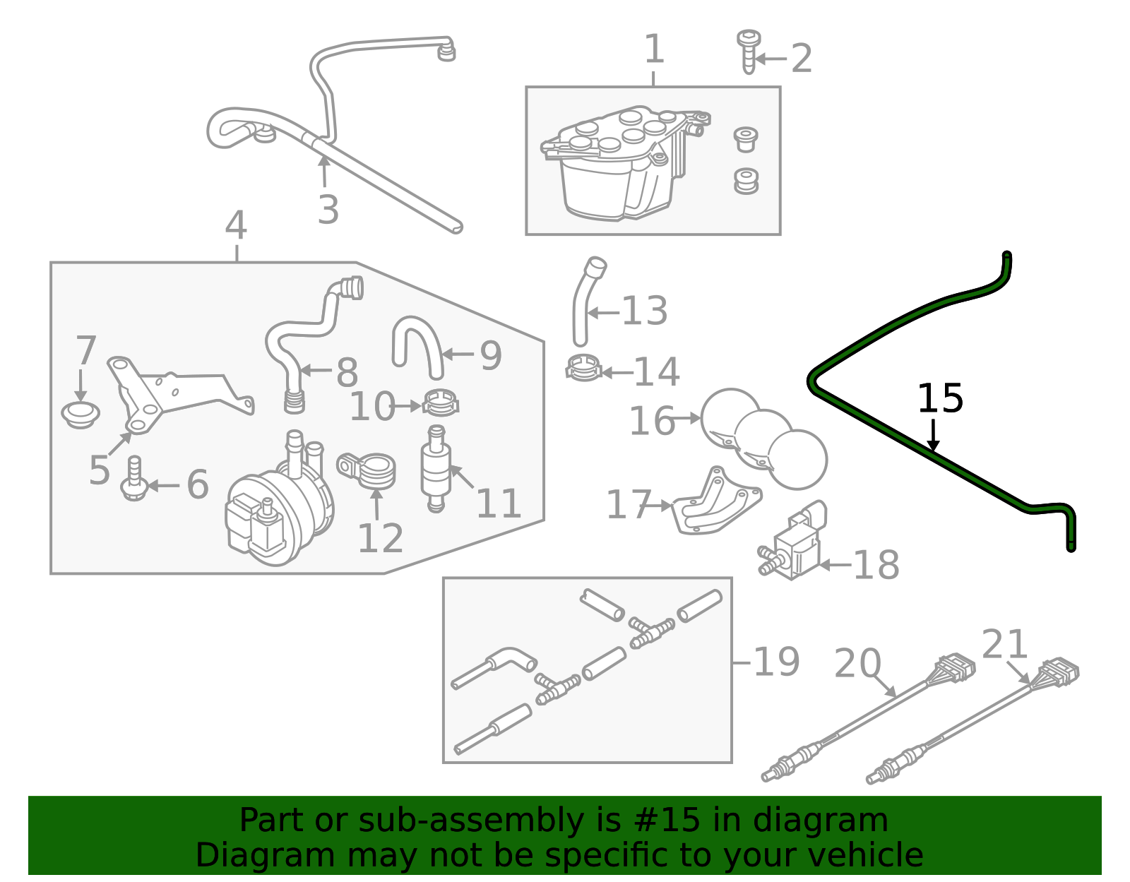 Evaporative Emissions System Lines 420-201-411-B | OEM Parts Online