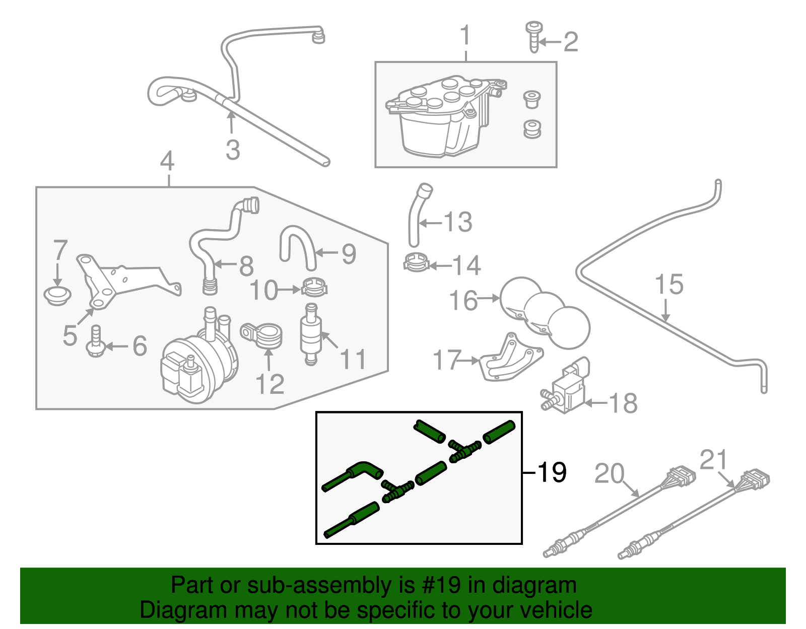420-131-385-Q - Vacuum Hose 2010-2012 Audi R8 | Audi OEM Parts Guy