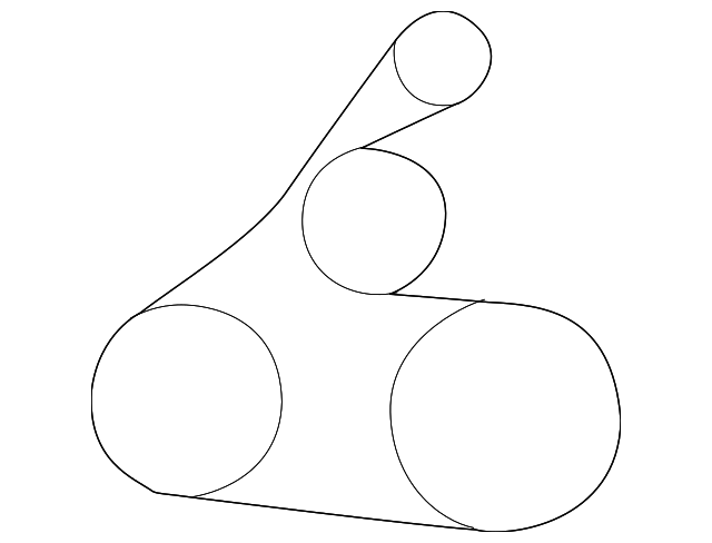 2010-2011 Toyota Camry Serpentine Belt 9091602671 | Toyota Parts Center