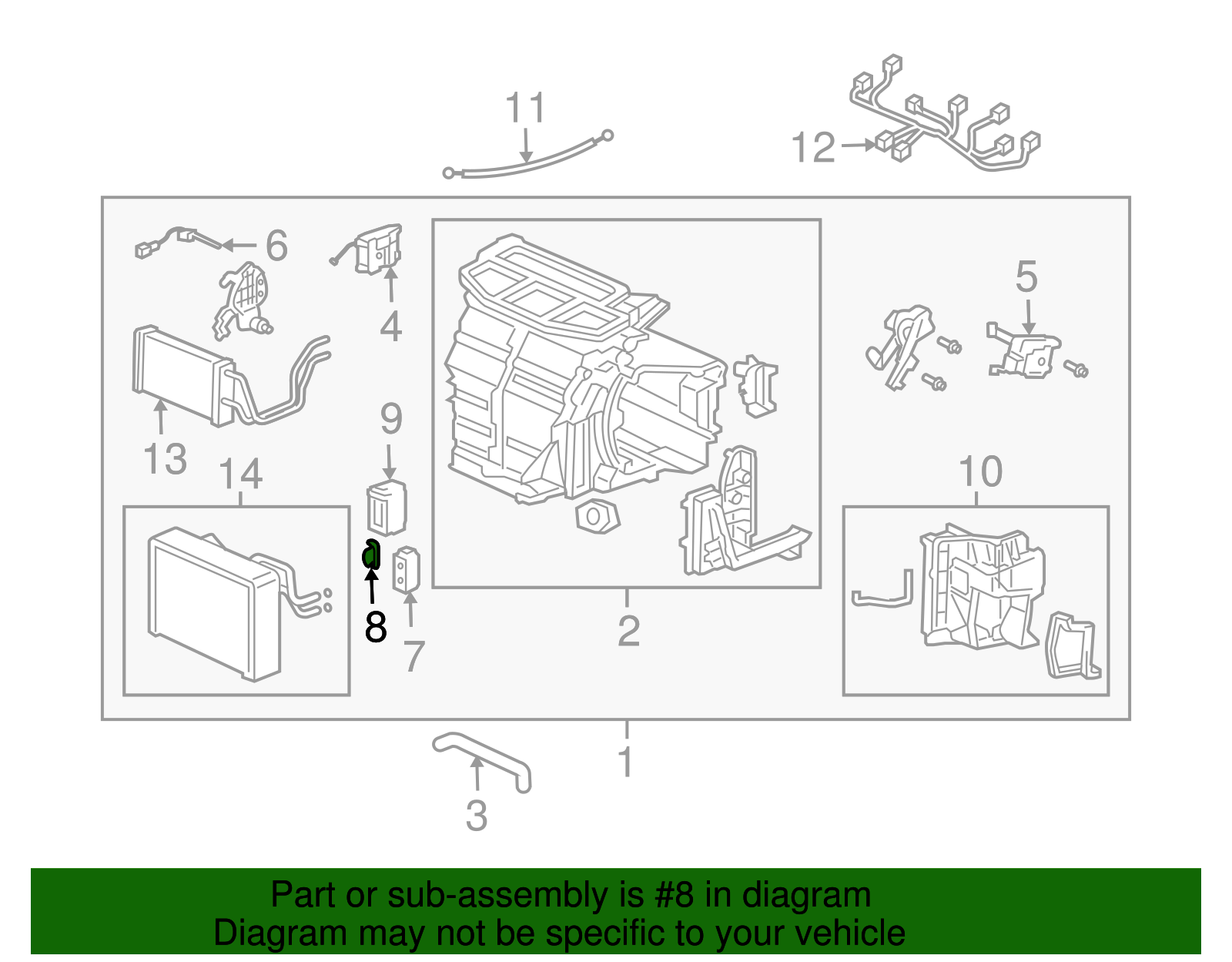 80215-S6A-003 - Expansion Valve Plate 2003-2005 Honda Civic | Honda ...