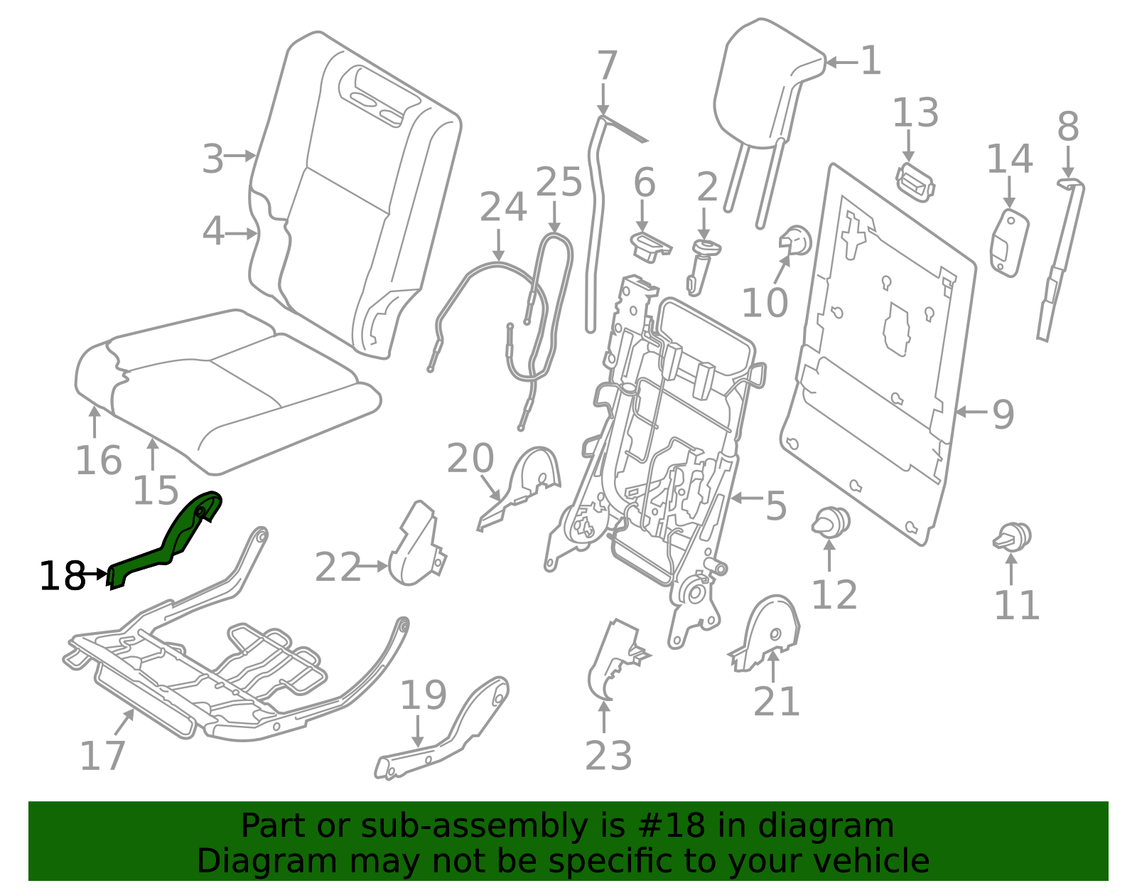 64515XC07AVH - 2019-2024 Subaru Ascent - Frame Cover | OEM Subaru Parts ...