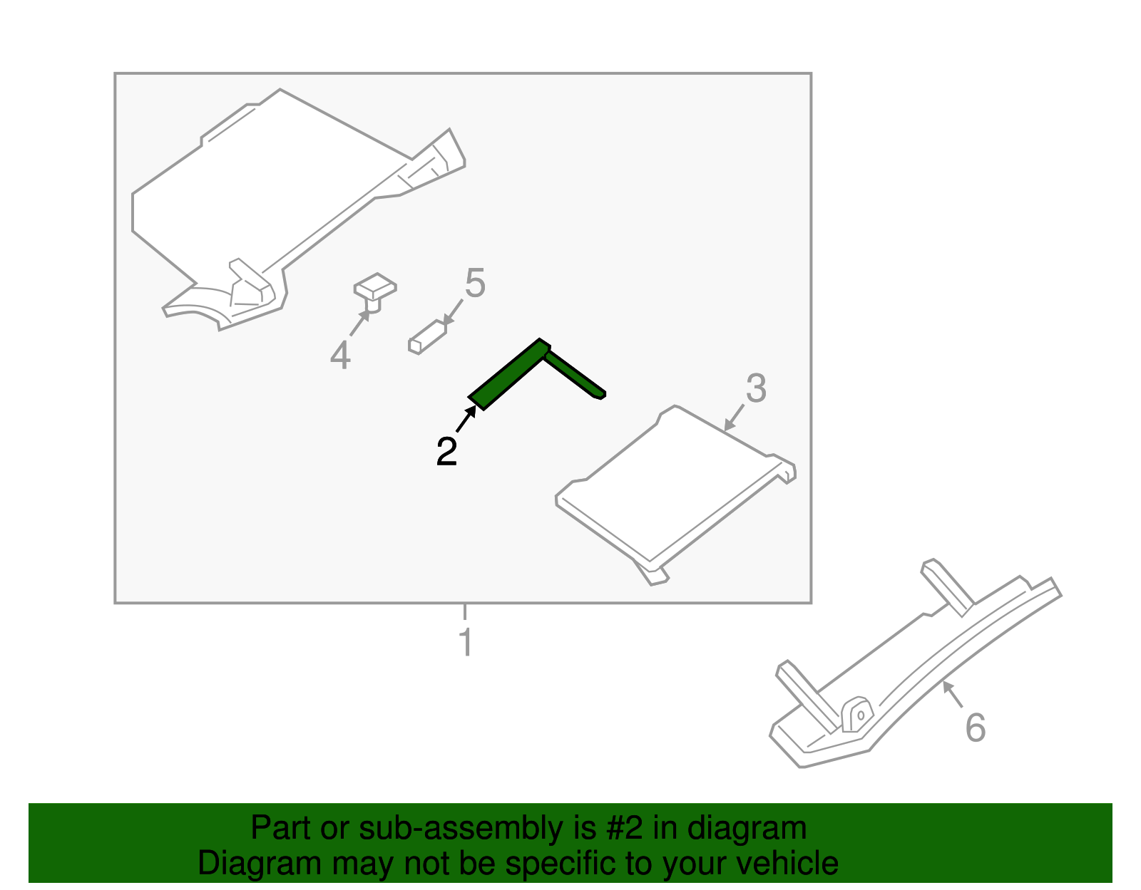 2013-2019 Nissan Sentra Damper 68513-3SG0A | Bill Kay Nissan Parts