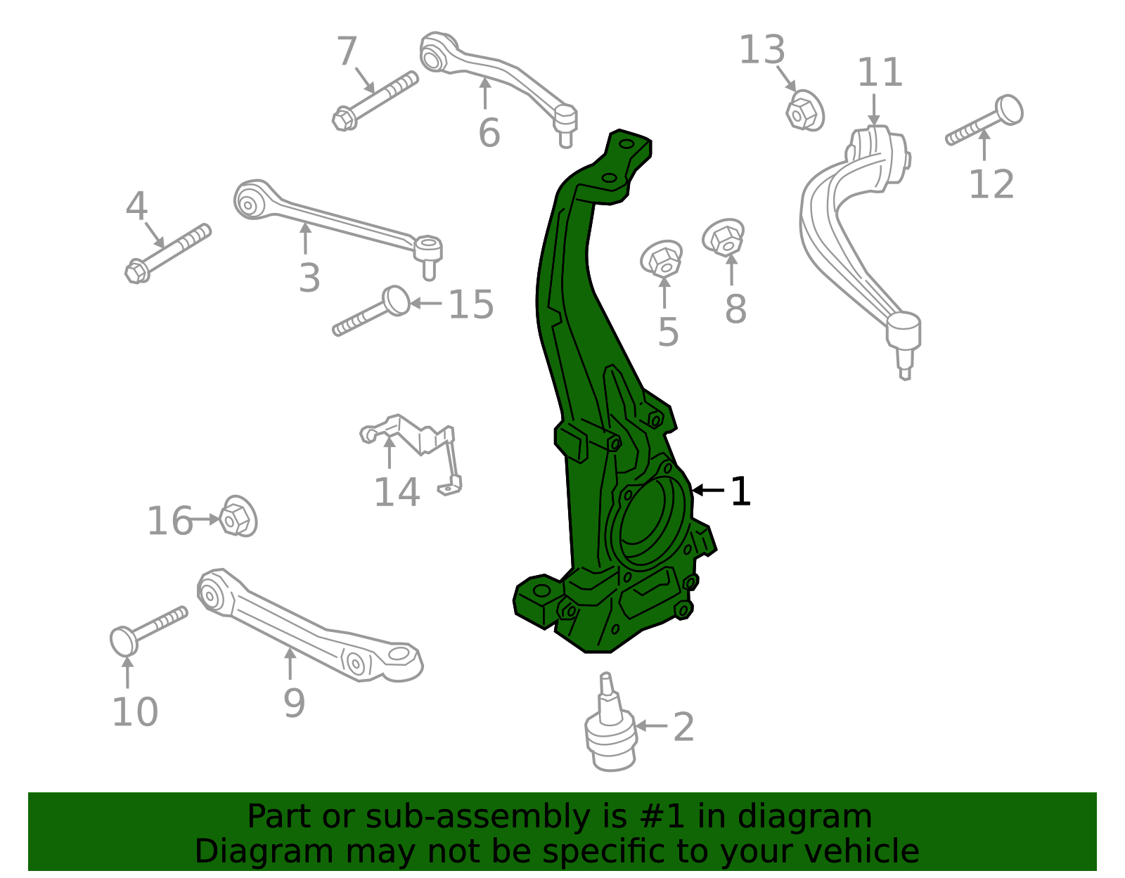 OEM Steering Knuckle - Precision Handling Replacement | AutoNation Parts