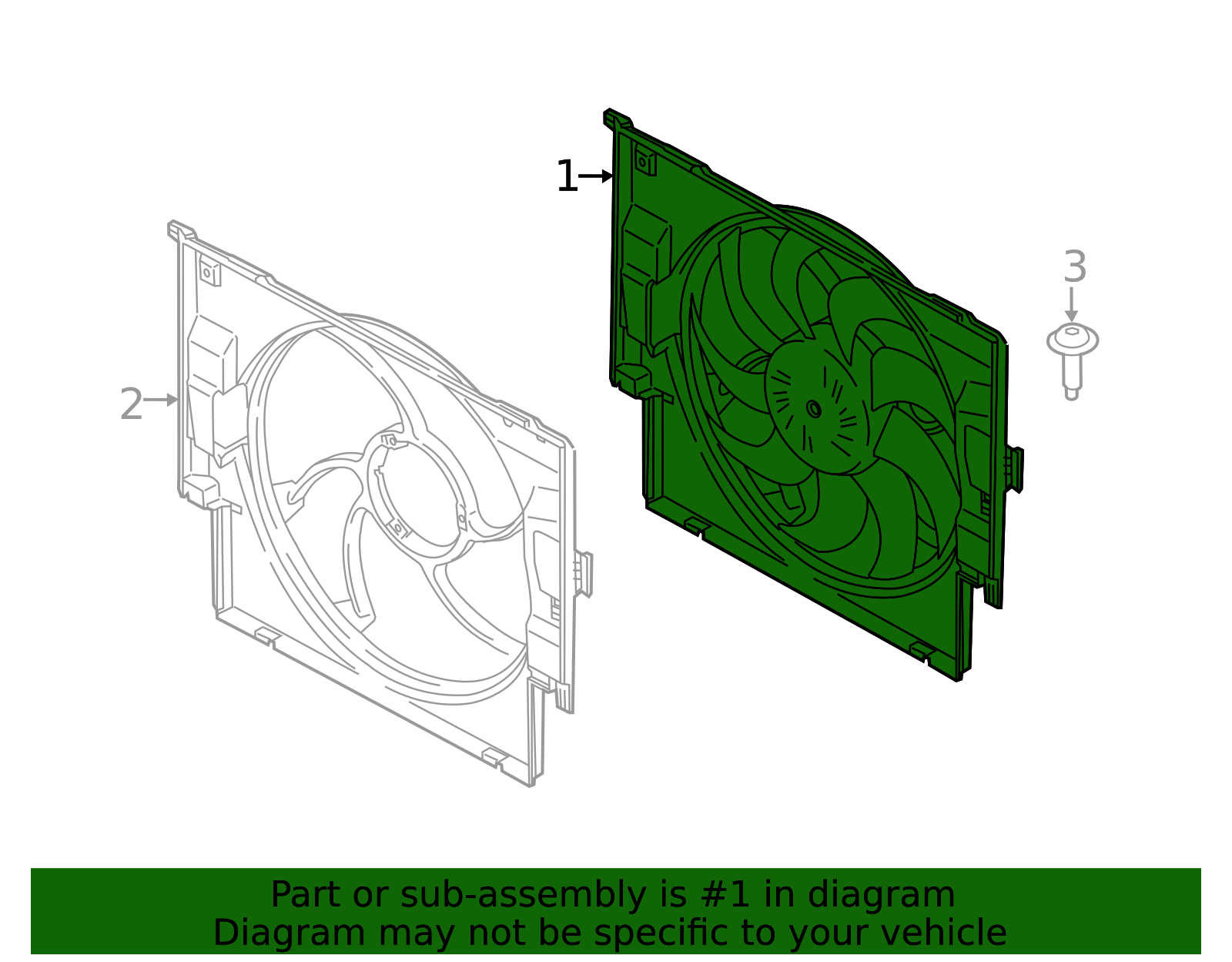 17428625440 - Engine Cooling Fan Assembly (17-42-8-625-440) | BMW of ...