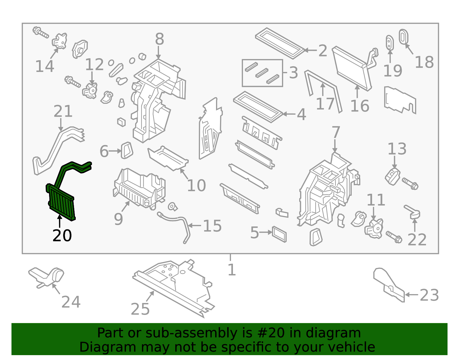 97138-F6000 - Heater Core 2017-2020 Kia Cadenza | Kia.Parts Store