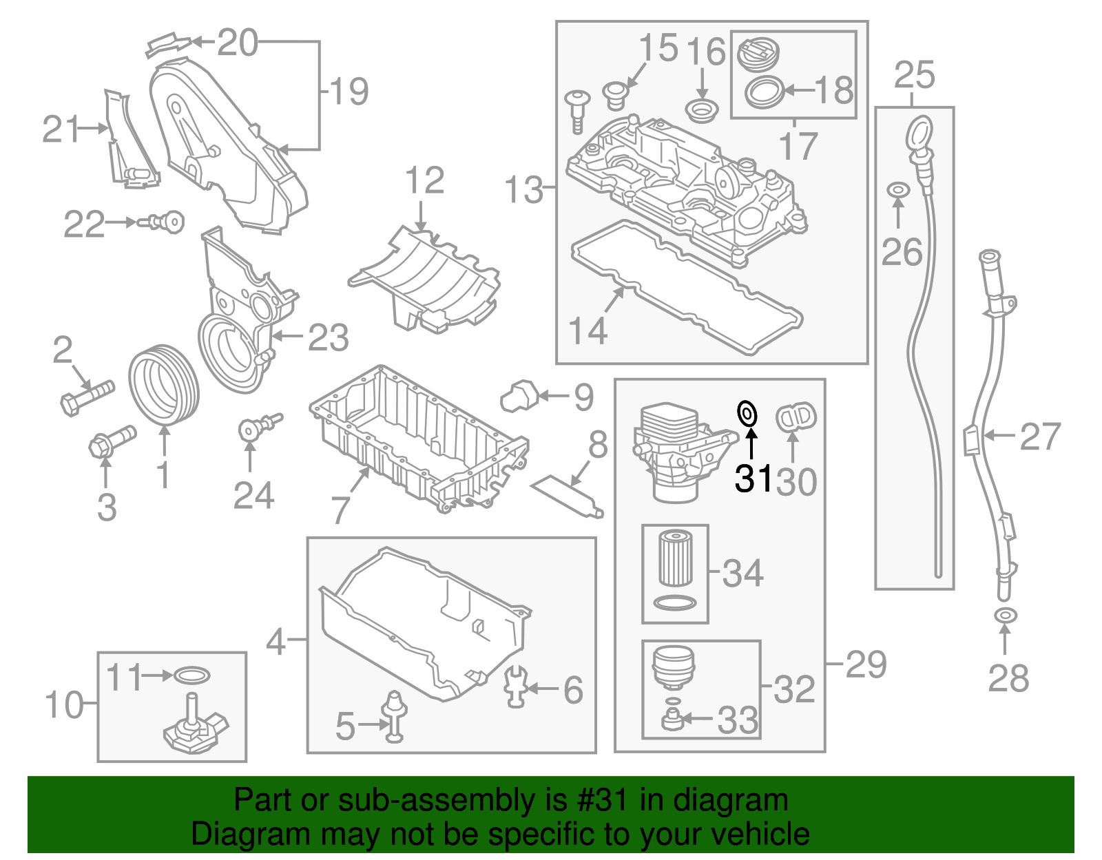 03N-115-441 - 2015 Volkswagen - Oil Filter Housing Seal | Order Euro Parts