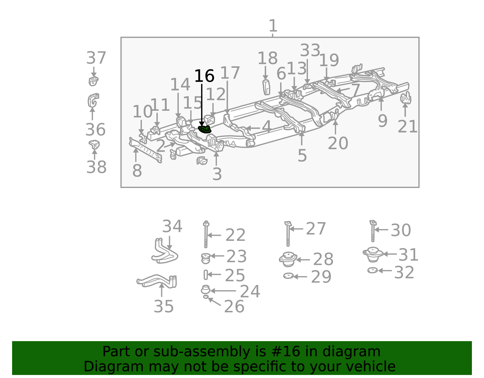 2001-2007 Toyota Support Bracket 51591-0C020 | Bam Wholesale Parts