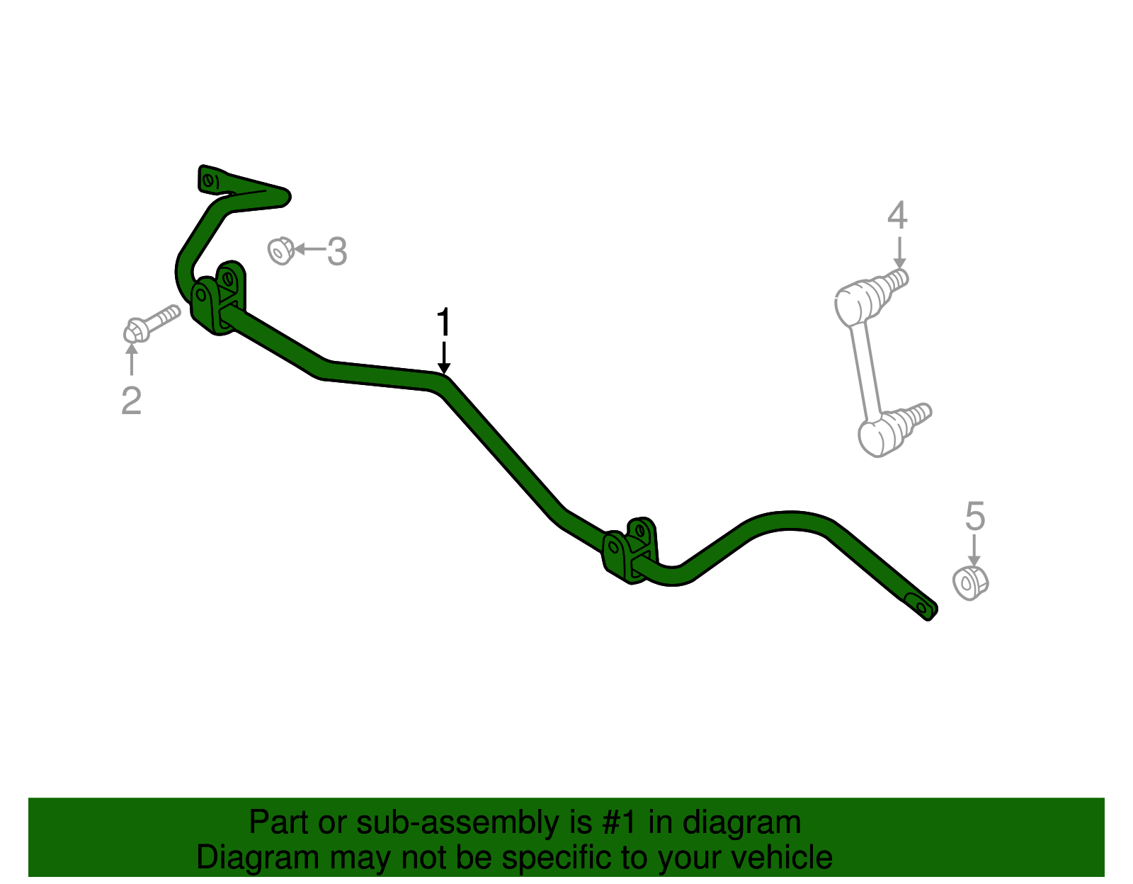 8630547 - Stabilizer Bar - 2001-2007 Volvo | Volvo OEM Parts Direct