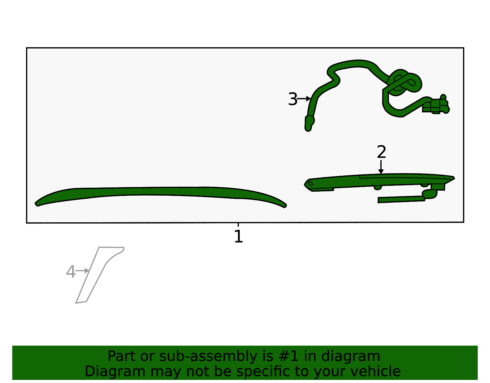 2022-2024 Volkswagen Taos Spoiler 2GJ-827-933-C-GRU | OEM Parts Online