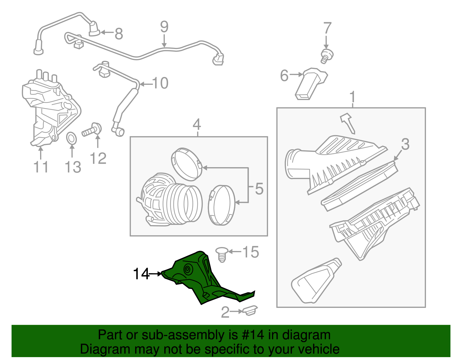 2016-2019 Cadillac CTS Intake Air Splash Shield 23187762 | Shop Matick ...